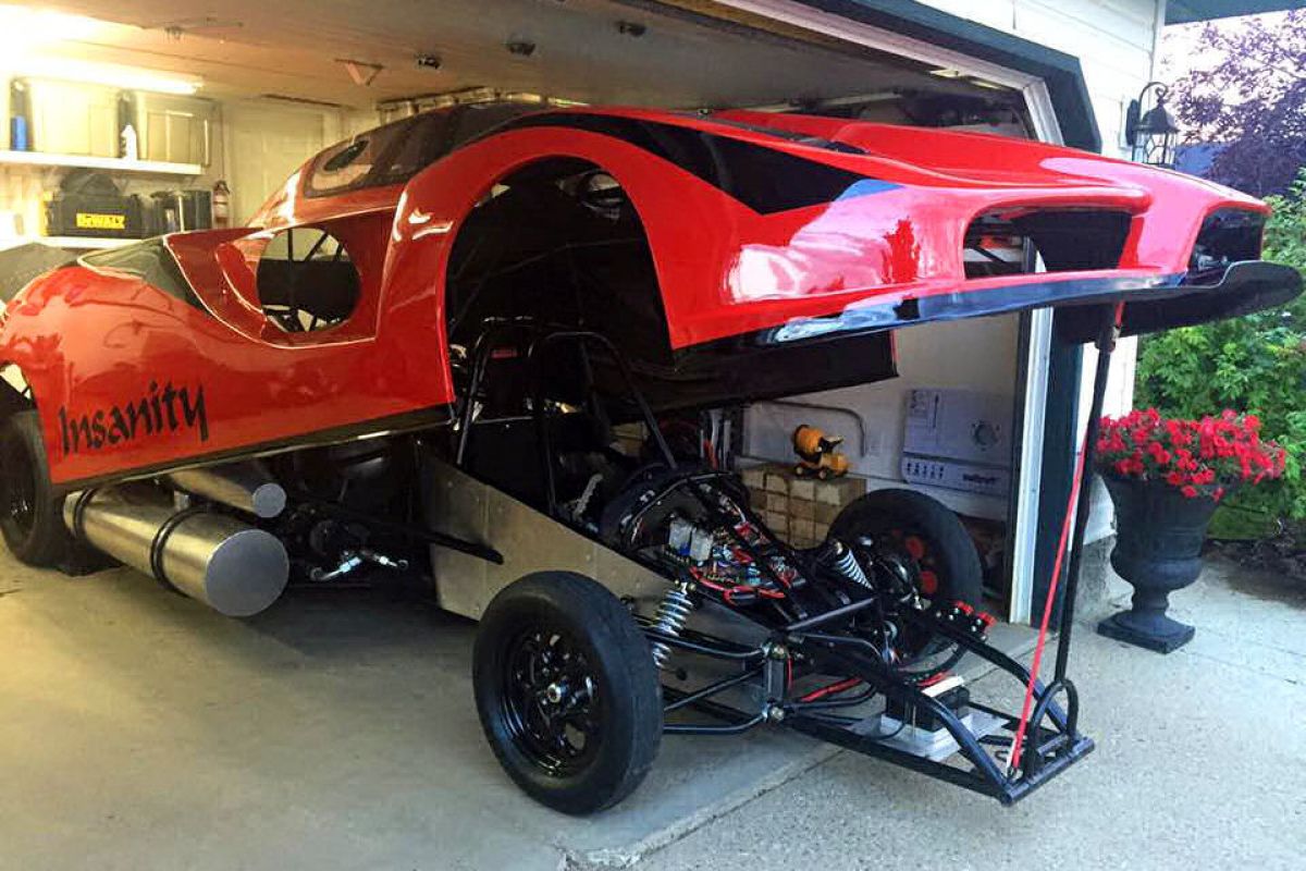 Ferrari Enzo Dragster: Mit Düsentriebwerk auf 650 km/h Spitze - Speed Heads