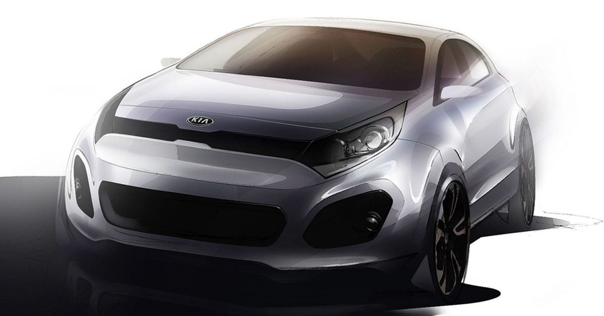 Kia Rio: Erste Skizzen - Der Neue wird sportlich und elegant - Speed Heads
