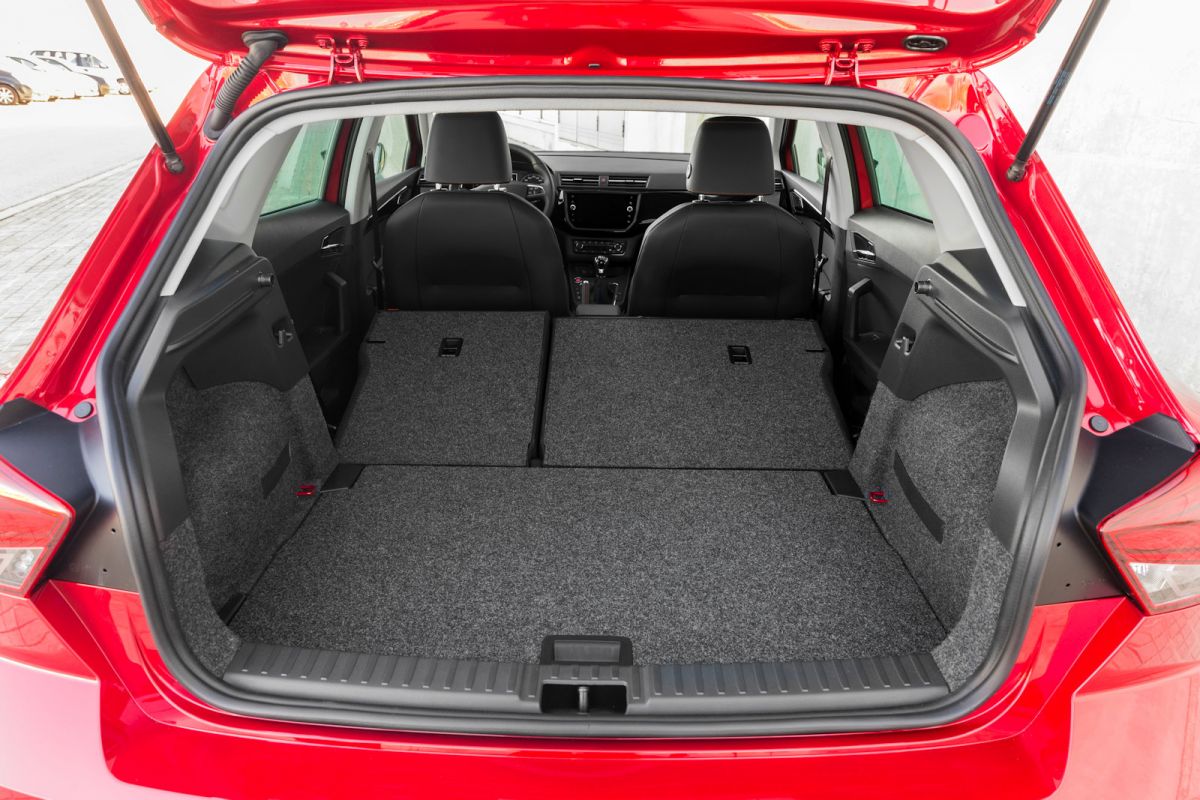 Seat Ibiza Kofferraum Masse Umgeklappt