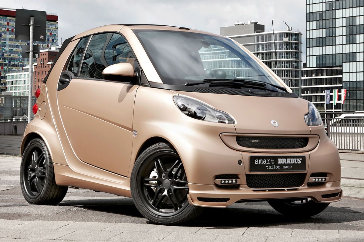 Smart Brabus Tailor Made by WeSC: Goldener Fashion-Look in Serie ...