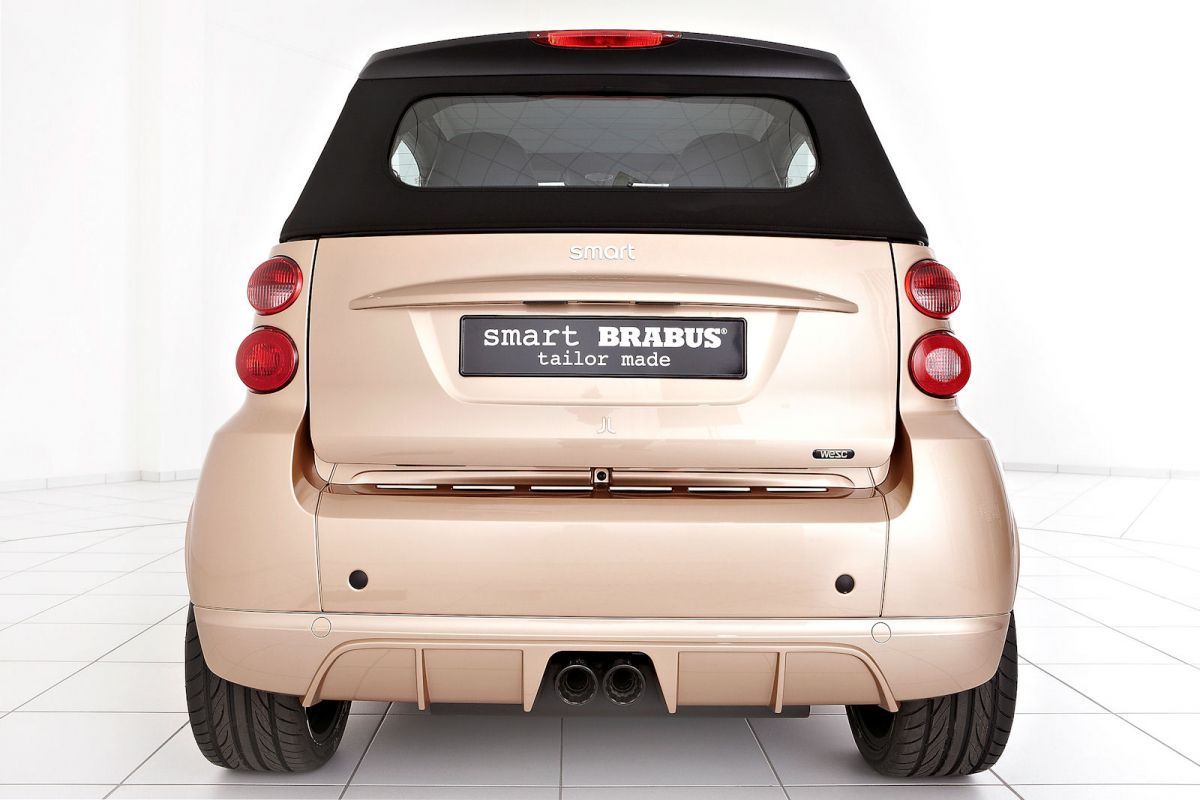 Smart Brabus Tailor Made by WeSC: Goldener Fashion-Look in Serie ...