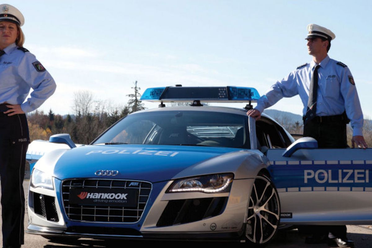 Abt Audi R8 GTR: Das schnellste Polizeiauto der Welt - Speed Heads